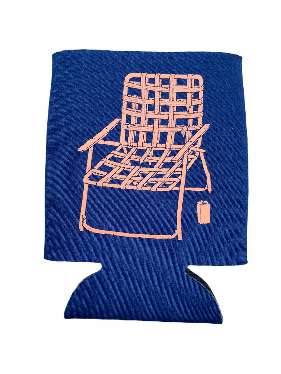 Lawn Chair Koozie (Navy) – Lawnchair Hardware